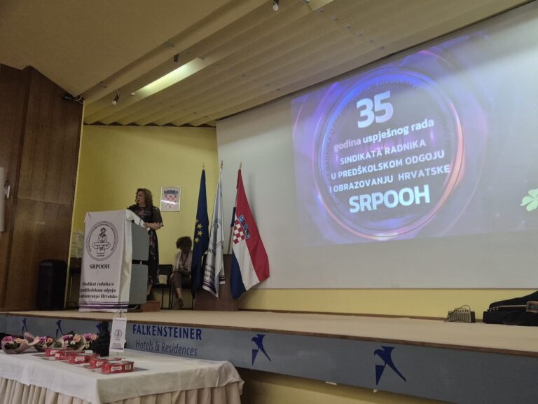 35 godina Sindikata radnika u predškolskom odgoju i obrazovanju ...